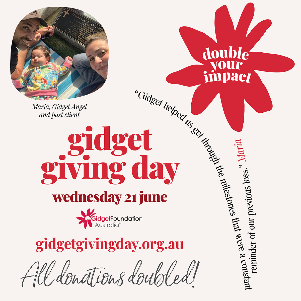 Gidget Foundation Australia : Gidget Giving Day 2023